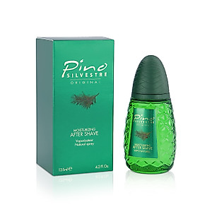 Pino Silvestre Moisturizing After Shave - An Original Treatment For Post Shaving - An Organic, Cooling Moisturizer Serum For The Face - A Tree Scented Travel Sized Bottle - 4.2 Oz Aftershave Spray
