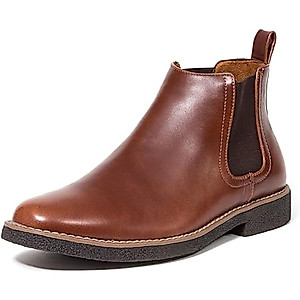 Deer Stags Men's Rockland Dress Comfort Chelsea Boot / Redwood/Dark Brown/ 9.5 / Medium