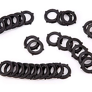 LUTER Garden Hose Washers, O-Ring Rubber Washers Seals Self Locking Tabs, Pack of 30