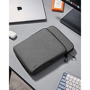tomtoc 360 Protective Laptop Sleeve Designed for 16-inch New MacBook Pro M4/M3/M2/M1 Pro/Max 2024-2019, Water-Resistant Well-Organized Accessory Sleeve Case with Handle