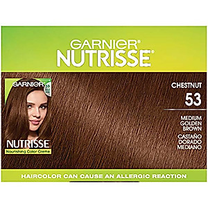 Garnier Nutrisse Haircolor, 53 Medium Golden Brown 1 ea (Pack of 2)
