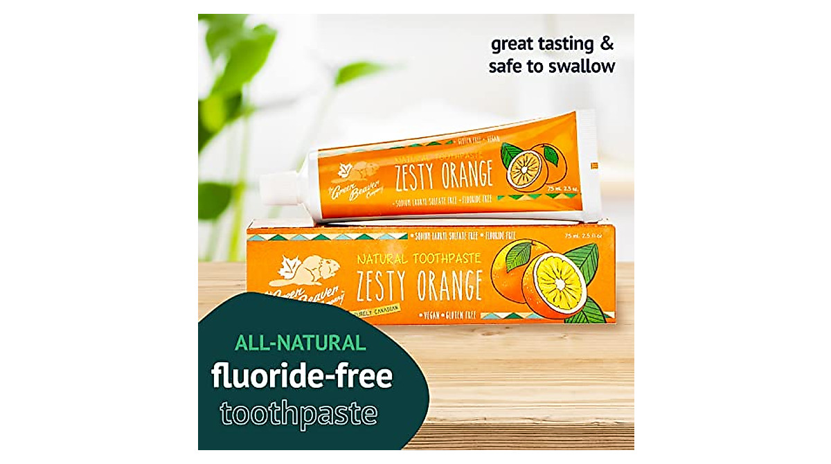 Natural Zesty Orange Toothpaste by Green Beaver