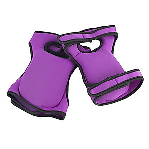 Toyfun Knee Pads for Gardening Cleaning, Knee Pads for Work Knee Pads for Scrubbing Floors Memory Foam Knee Pads (Purple)