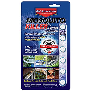 BioAdvanced Mosquito Killer Fizz Tabs, 6 Tabs
