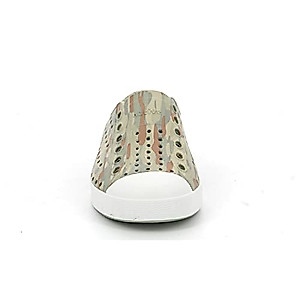 Native Shoes Kids Jefferson Print Sneakers for Little Kids - Free Friendly Step, Eva Upper, and Let Feet Breathe Elm Green/Shell White/Elm EU Camo 12 Little Kid M