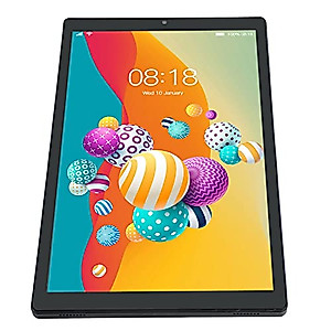 Kufoo 128GB Tablet, 10 Core CPU 6GB 128GB HD 100‑240V 10.1 Inch Gaming Tablet (US Plug)