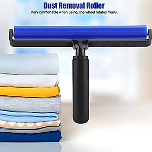 Roller, Silicone 150°C Melting Point Anti Static Wear Resistant Film Roller High Elasticity for Office for Living Room(12 inches)