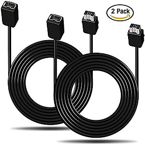 Extension Cables Compatible with Nintendo NES Classic Mini Edition Controller, SENHAI 2 Pack 10ft / 3m Extending Cords for Classic Edition Controller-2017 Wii Remote and Wii Nunchuck Controller
