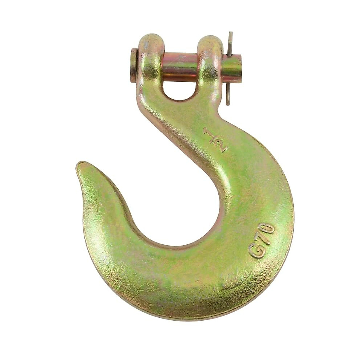 Mytee Products (4 Pack 1/2" Clevis Slip Hook - 11,300 LBS WLL Heavy Duty Grade 70 Tow Chain Hook for Truck Trailer Tie Down