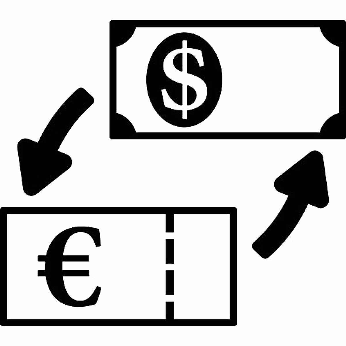 Infusion Currency Exchange Rubber Stamp, 2 X 2'' Wood Stamp