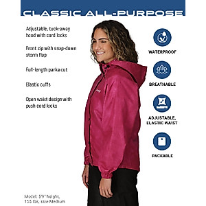 FROGG TOGGS Women's Classic All-Purpose Waterproof Breathable Rain Suit