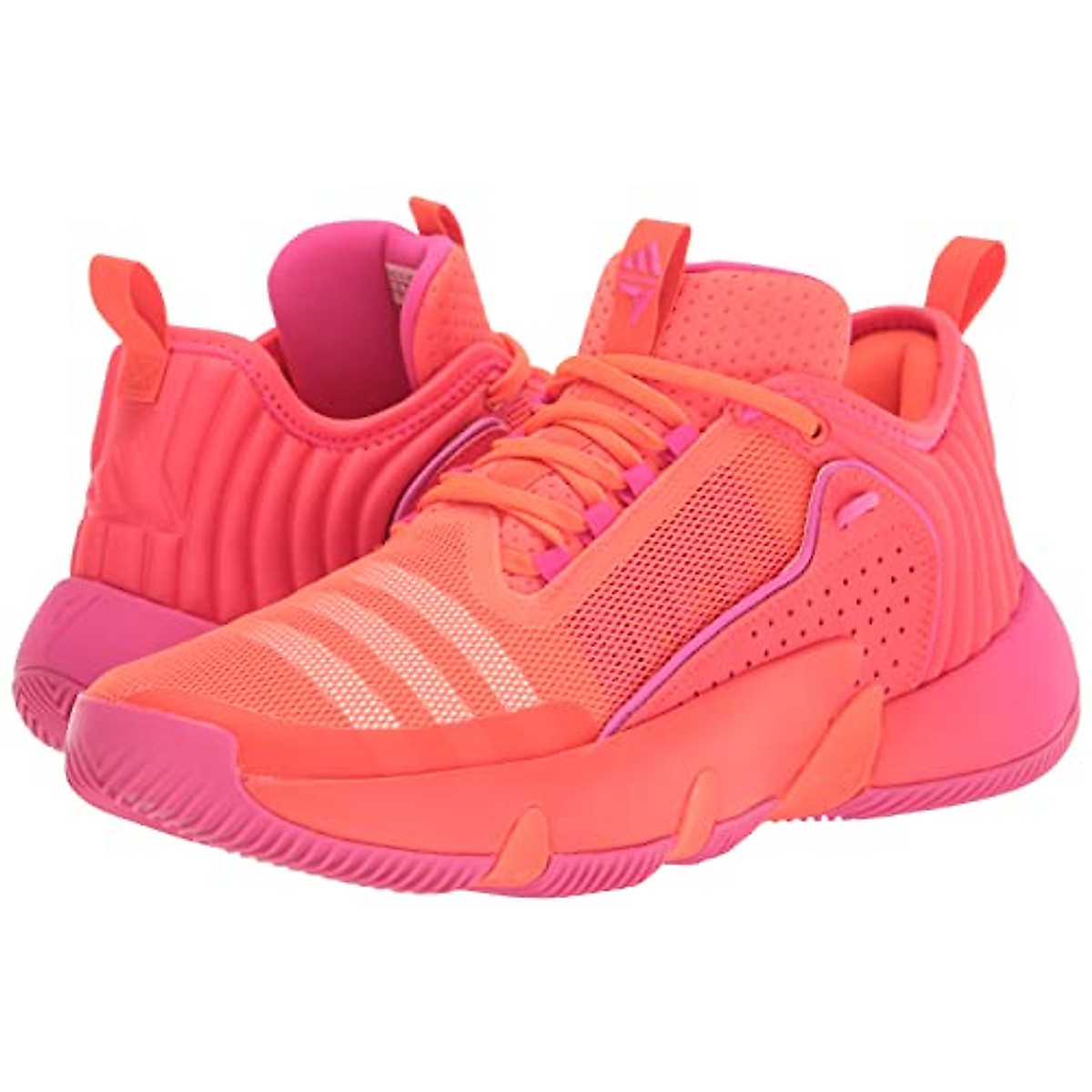 adidas Unisex Trae Unlimited Basketball Shoe, Lucid Blue/Beam Pink/Black, 7.5 US Men