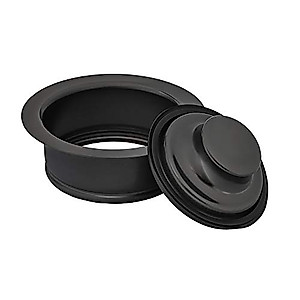 Ruvati Garbage Disposal Flange for Kitchen Sinks - Gunmetal Black Stainless Steel - RVA1041BL