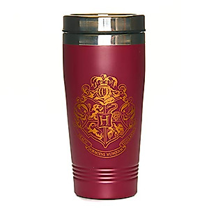 Paladone Harry Potter Hogwarts Travel Mug - Commuter Coffee Cup,450 ml