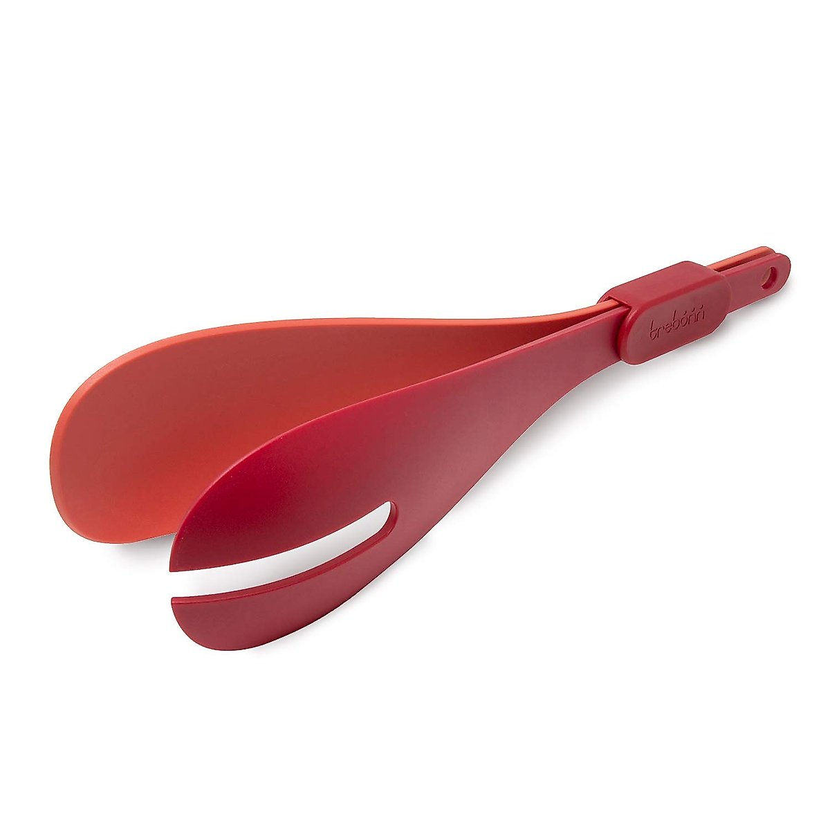 Trebonn Twins Salad Server Salad Cutlery Set consisting of Spoon and Fork. Use Separately for Mixing, use Together for Serving and Save Space in The Drawer