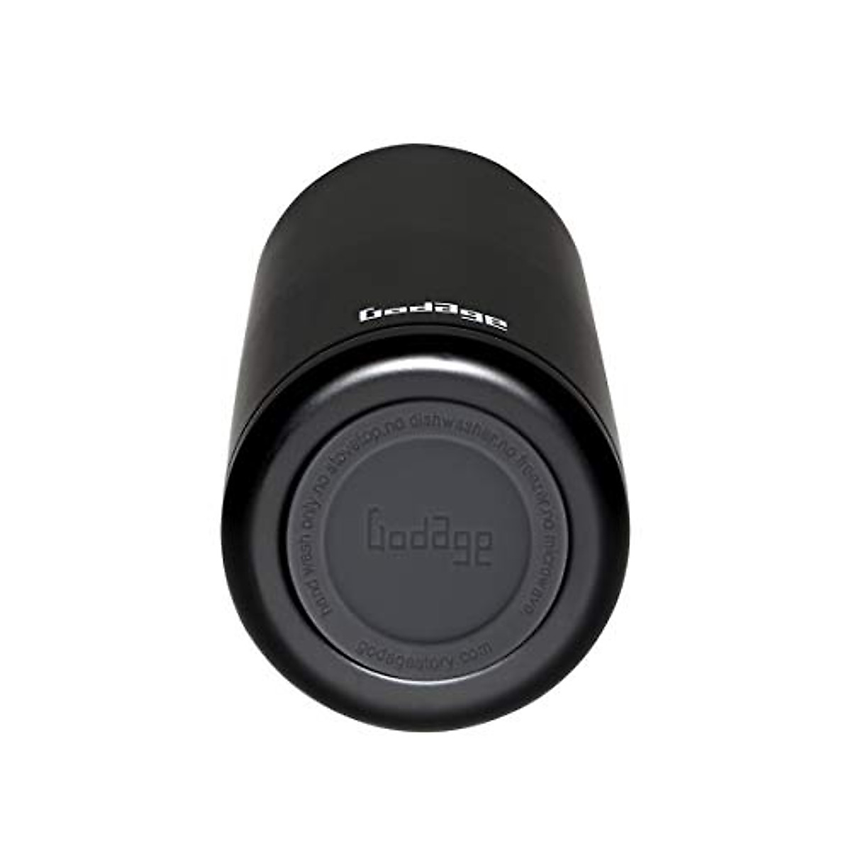 GODAGE Stainless Steel Double Wall Coffee Thermos, Vacuum Bottle, Amazing Temperature Retention Effect, for Hot and Cold, Leak and Sweat Proof, Built in Cup, 17 Ounce (500ml), BPA Free (Black)