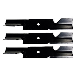 USA Mower Blades U11185BP (3) Extra High-Lift for Simplicity® 5021227ASM Scag® 482878 A48108 Length 18 in. Width 3 in. Thickness .203 in. Center Hole 5/8 in. 36in. 52 in. 54 in. Deck