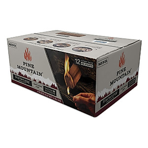 Pine Mountain StarterLogg Select-A-Size Firestarting Blocks, 48 Starts Firestarter Wood Fire Log for Campfire, Fireplace, Wood Stove, Fire Pit, Indoor and Outdoor Use