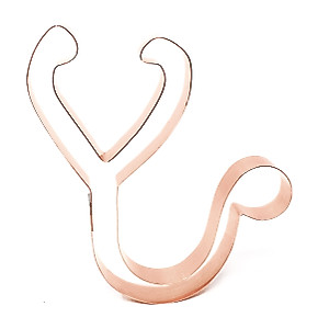 Small 5 1/2 Inch Tall Doctor's Stethoscope Cookie Cutter by The Fussy Pup