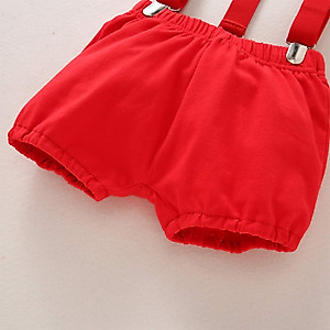 Circus 1st Birthday Outfit Baby Boy Carnival Theme Birthday Outfit Caterpillar Birthday Outfit Cake Smash Suspender Romper Shorts Pants Bodysuit Circo Birthday Party Supplies Red Circus 12-18 Months