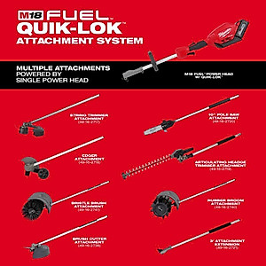 Milwaukee M18 Fuel 18-Volt Lithium-Ion Brushless Cordless Quik-LOK String Trimmer/Blower Combo Kit with Battery & Charger (2-Tool) 3000-21