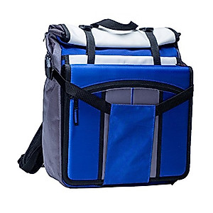 Case-It Laptop Backpack 2.0 with Hide-Away Binder Holder, Fits 13 Inch and Some 15 Inch Laptops, Purple (BKP-202-PUR)