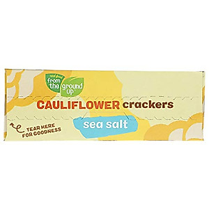 From The Ground Up, Cauliflower Crackers Sea Salt, 4 Ounce