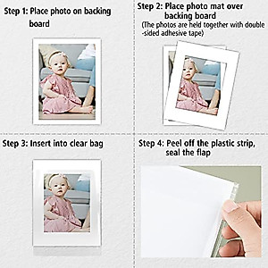 Golden State Art, Acid Free, Pack of 50 11x14 White Picture Mats Mattes with White Core Bevel Cut for 8x10 Photo + Backing + Bags