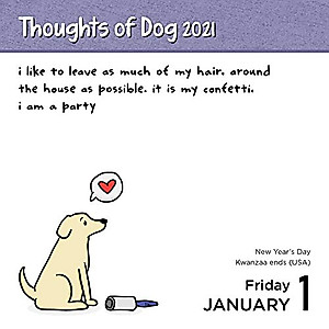 Thoughts of Dog 2021 Day-to-Day Calendar