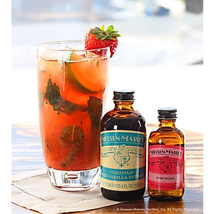 Nielsen-Massey Rose Water for Baking, Cooking and Drinks, 2 Ounce Bottle