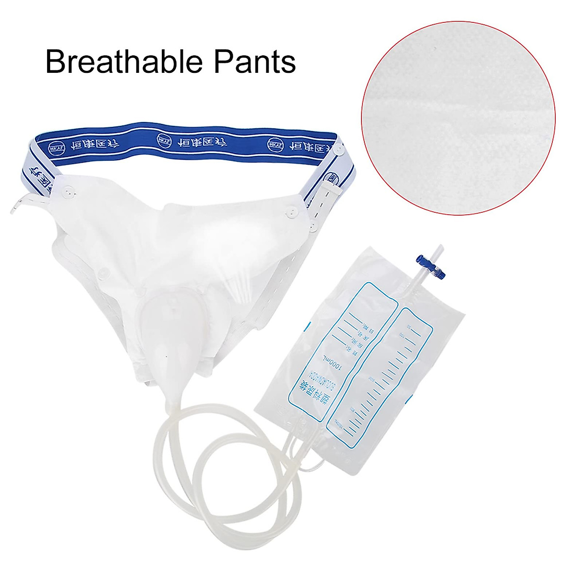 Silicone Urine Collector,Portable External Urine Tube Bags for Adults,Bladder Control Devices for Avoid Leaking Urine,Urinary Incontinence Solution(Women)