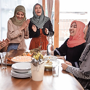 15 Pieces Muslim Head Scarf Solid Color Hijab Scarfs Stylish Soft Lightweight Scarf Shawl Hijab Long Scarf Wrap Scarves for Women 37.4 x 70.8 Inch,15 Colors