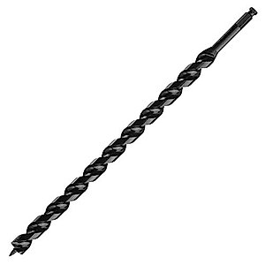 IDEAL Electrical 35-824 Nailbiter™ 18 in. Ship Auger – 13/16 in. Drill Bit w/ Dual-Helix Head, 60 deg. Angled Design