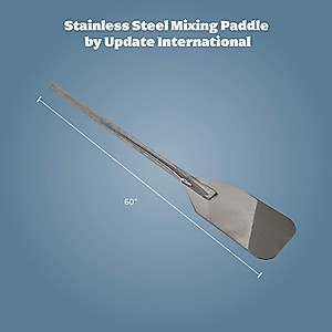 Update International 60" Stainless Steel Mixing Paddle,Silver