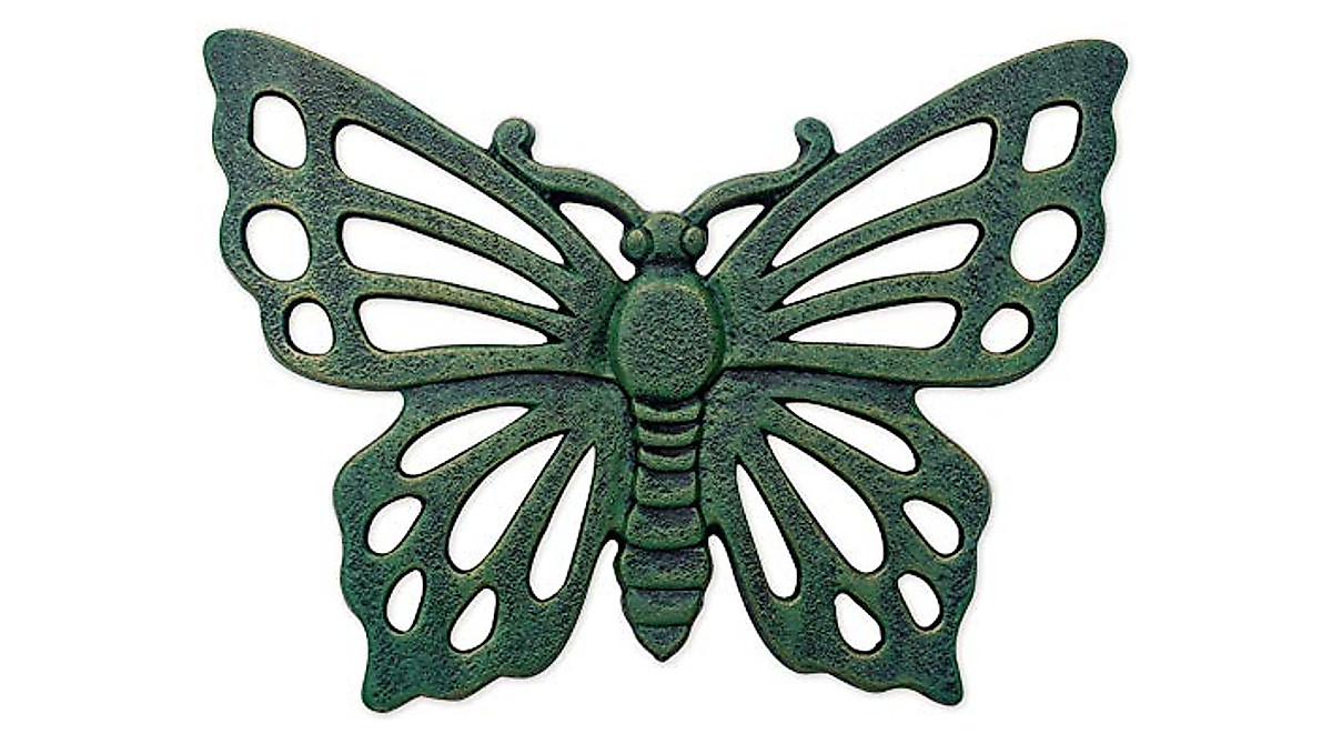 Cast Iron Butterfly Stepping Stone | Durable Garden Decor