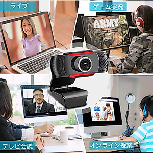 J JOYACCESS 1080P Webcam with Microphone, 105° View HD USB Camera with Auto Light Correction, Plug and Play, for PC Video Conferencing/Calling/Gaming, Laptop/Desktop Mac, Skype/YouTube/Zoom/Facetime