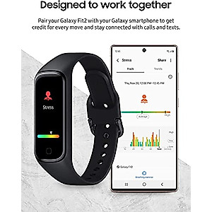 Samsung Galaxy Fit 2 2020 Bluetooth Fitness Tracking Smart Band (Black)