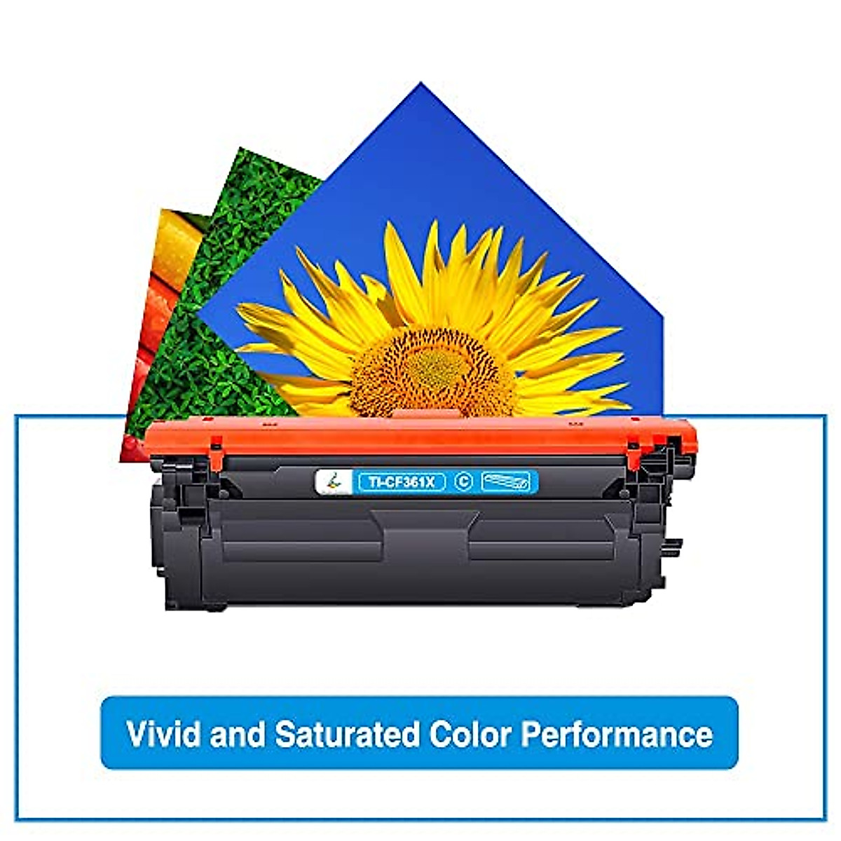 TRUE IMAGE Compatible Toner Cartridge Replacement for HP 508X CF360X CF361X CF362X CF363X 508A Color Enterprise M553dn M577 M553X M553N M553 Printer Ink (Black Cyan Yellow Magenta 4-Pack)