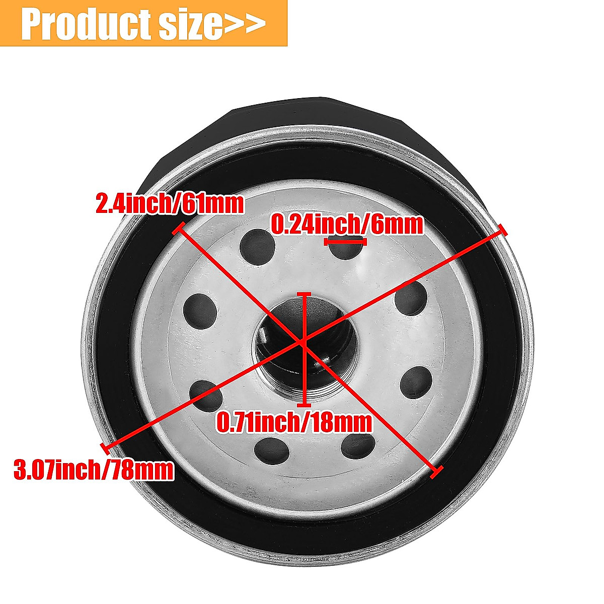 QAZAKY 3pcs Oil Filter Compatible with EZGO 492932S Toro 1077817 Bad Boy 063-2004-00 063-4025-00 063-8018-00 Ariens 21548100 21550800 Craftsman 24603 33935 Partner PR3033001 Landpride 831-053C 100803