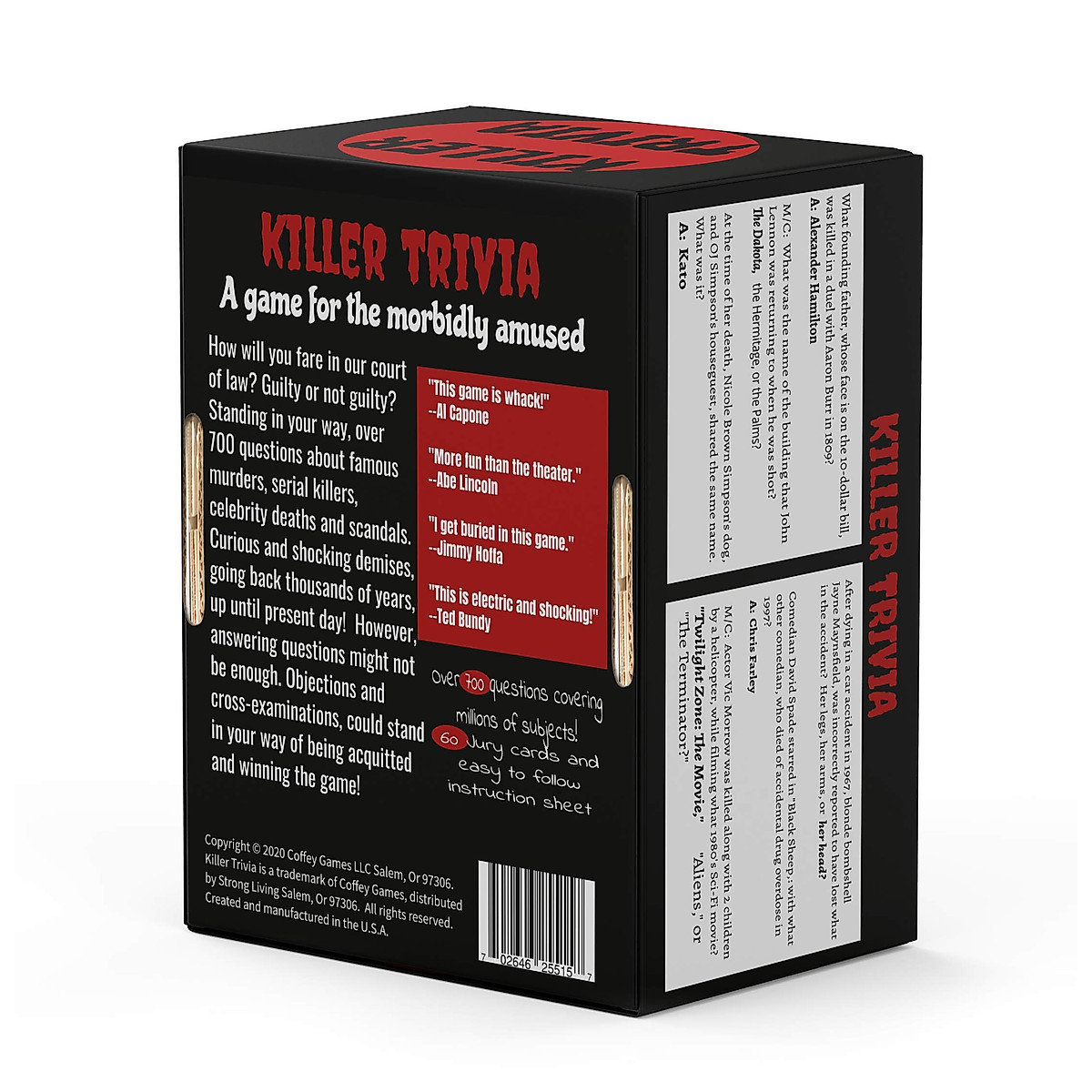 Strong Living The Killer Trivia Game - The Best Murder Mystery Party Game