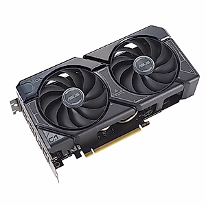ASUS Dual GeForce RTX™ 4060 Ti 16GB OC Edition GDDR6 (PCIe 4.0, 16GB GDDR6, DLSS 3, HDMI 2.1a, DisplayPort 1.4a, 2.5-slot design, Axial-tech fan design, 0dB technology, and more)