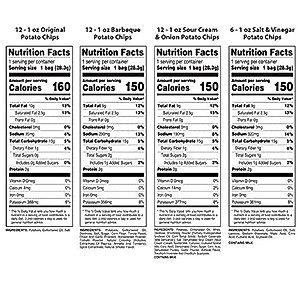 Utz Variety Pack of 60 Individual Potato Chip, Cheese Curl, Popcorn & Pretzel Snacks for On-the-Go