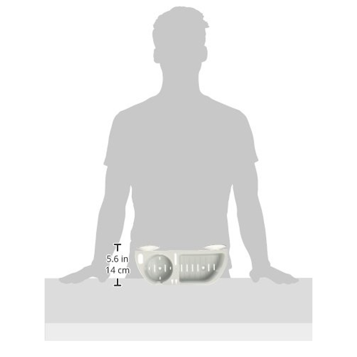 Boatmates Cruisin Caddy, White, 4.5x12x3.5 (2131-1)