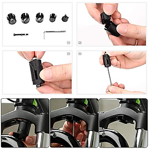 Farway 26 inch Snow Bicycle Mudguard Fat Bike Fender Front Rear Mud Guard Cycling Bike Fender for Fat Tire Mountain Bike