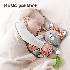 stochastic box Stroller Rattles for Baby, Rattle Music Toy, Car Seat Music Toy for Boys/Girls Newborn Toys 0 3 6 Months Brain Development Rabbit