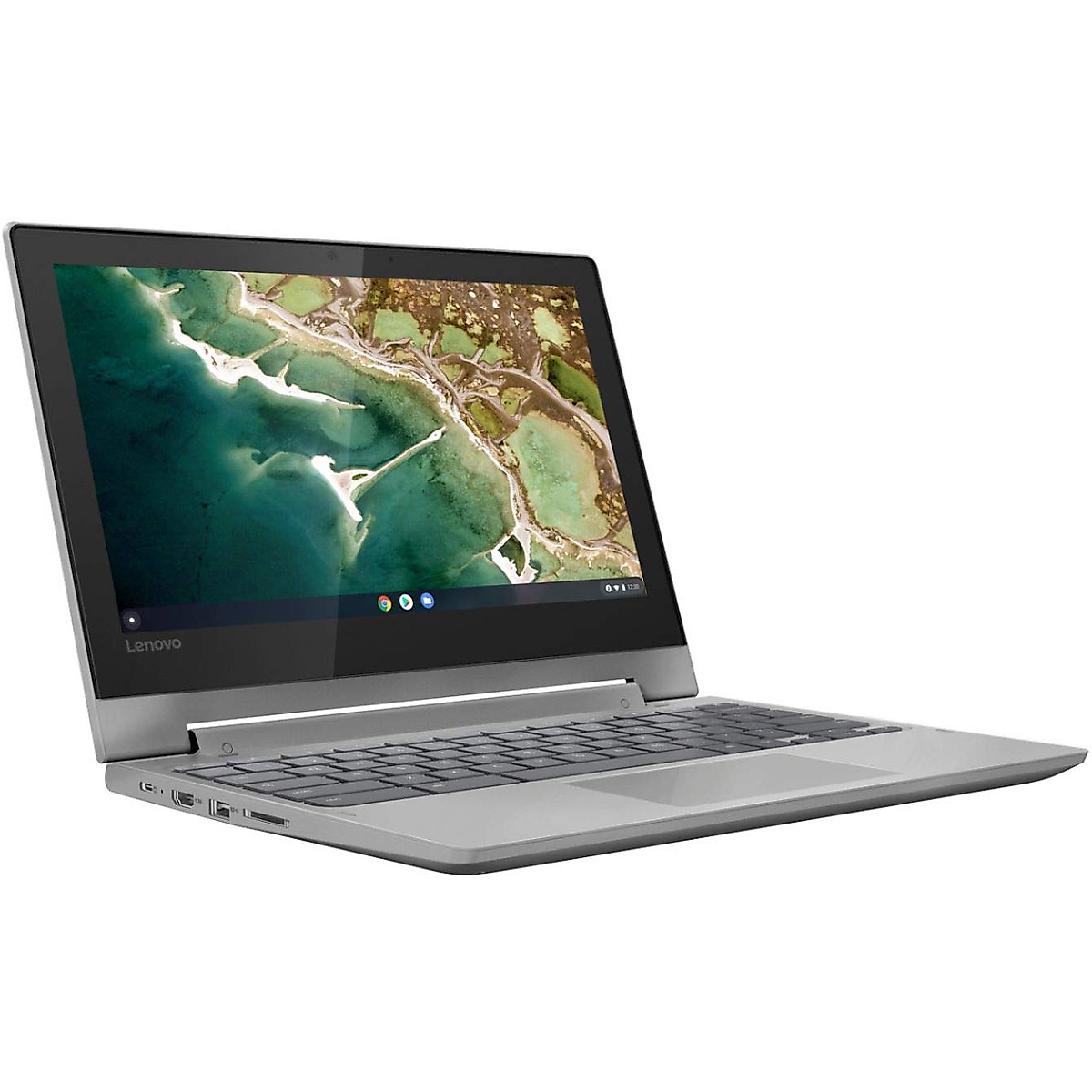 2021 Newest Lenovo Flex 3 2-in-1 Convertible Chromebook, 11.6" HD Touchscreen, MediaTek MT8173C CPU, 4GB RAM, 32GB eMMC, PowerVR Graphics, Dolby Audio, HD Webcam, Chrome OS, Grey + Oydisen Cloth