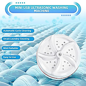 Mini Washing Machine,Portable Washing Machine Mini Washing,2.36"x 3"x 5.11",for Home,Business,Travel,College Room,Apartment