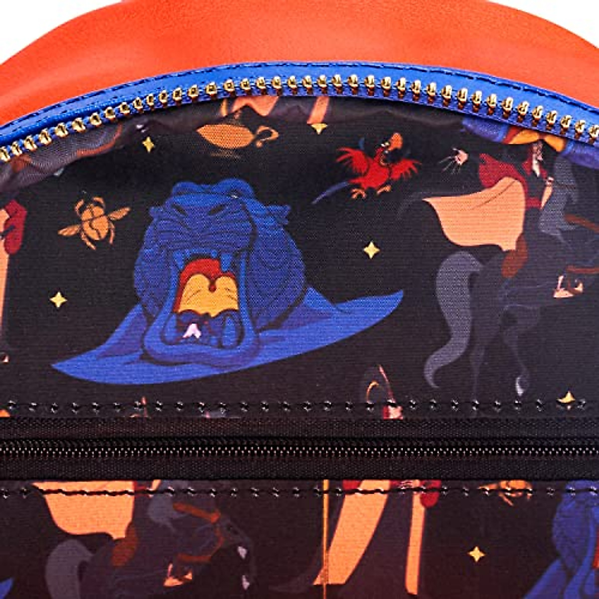 Loungefly Disney Backpack: Aladdin Iago Cosplay Backback - Amazon Exclusive, Multicolor