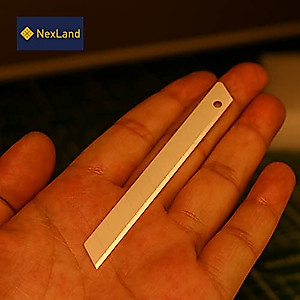 NexLand Ceramic Blade UB1 Ultra-Sharp Utility Blades 9mm 60 degree Snap-Off Utility Knife Replacement 10pcs