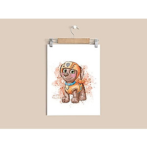 Nistio® Paw Patrol Wall Decor Prints, Paw Patrol Wall Art for Boys, Paw Patrol Room Decor, Paw Patrol Poster, Set of 8, 8x10 inches (Unframed)